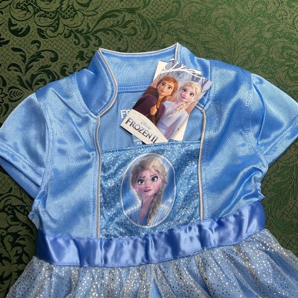 Disney | Pajamas | Nwt 3t 3 Frozen Elsa Fantasy Nightgown Disney Pjs ...